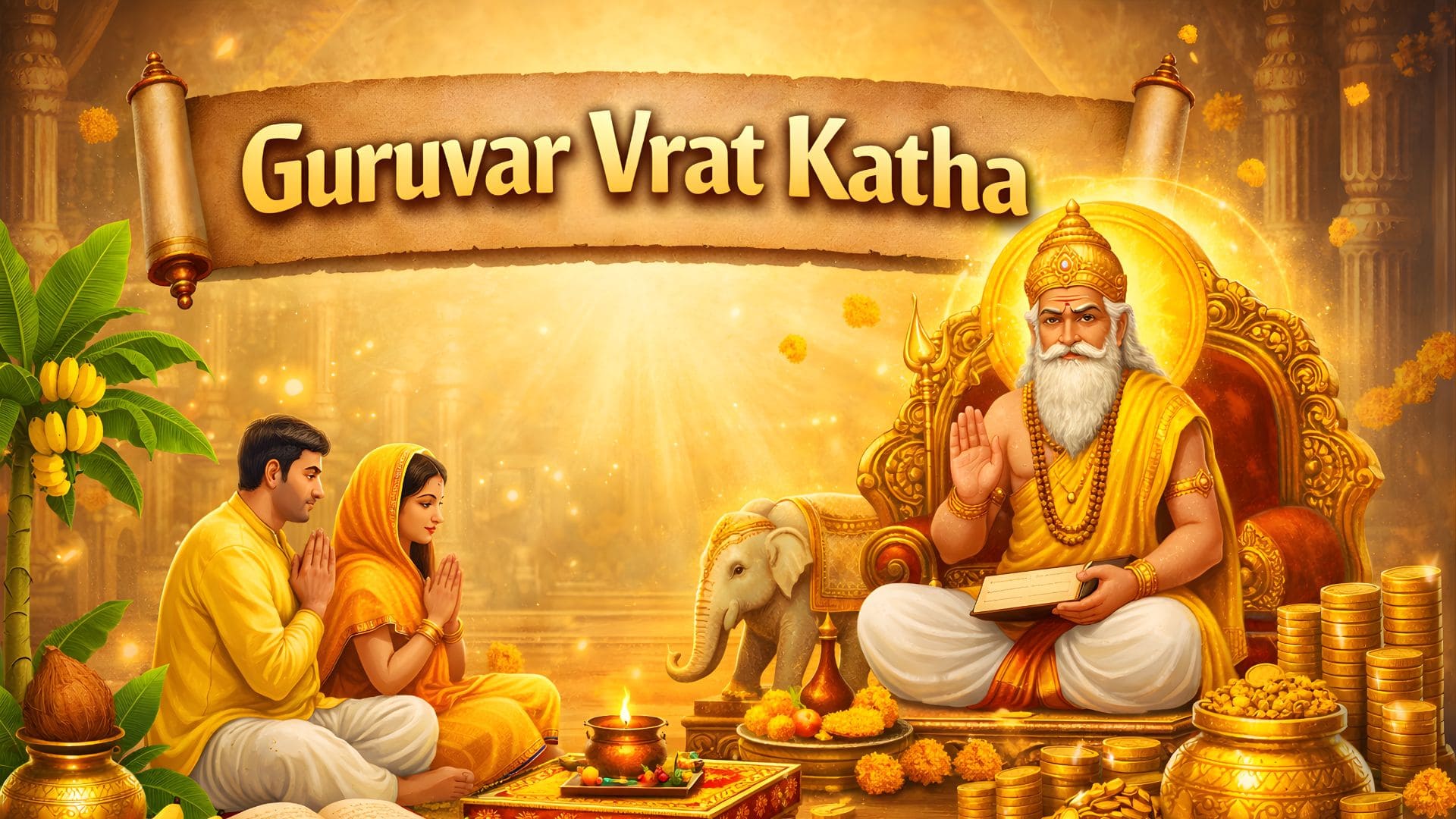 Guruvar Vrat Katha in Hindi | गुरुवार व्रत कथा